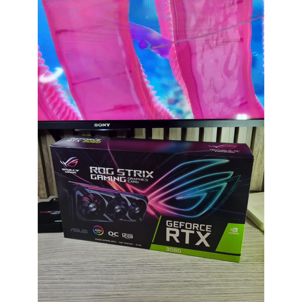 Jual ASUS GeForce ROG STRIX RTX 3060 OC 12GB GDDR6 - VGA RTX3060 DDR6 | Shopee Indonesia