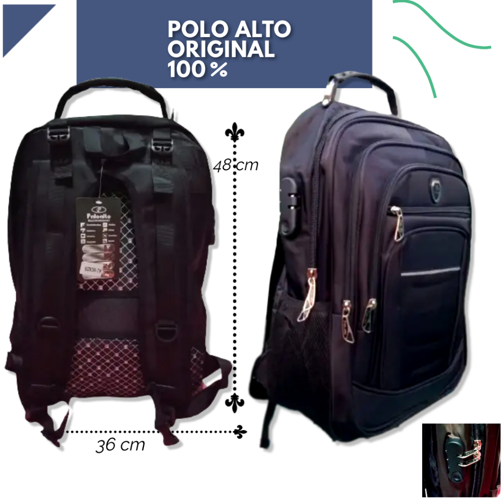 Jual Tas polo alto ori/ Tas sekolah/Tas kuliah/tas ransel polo alto ...