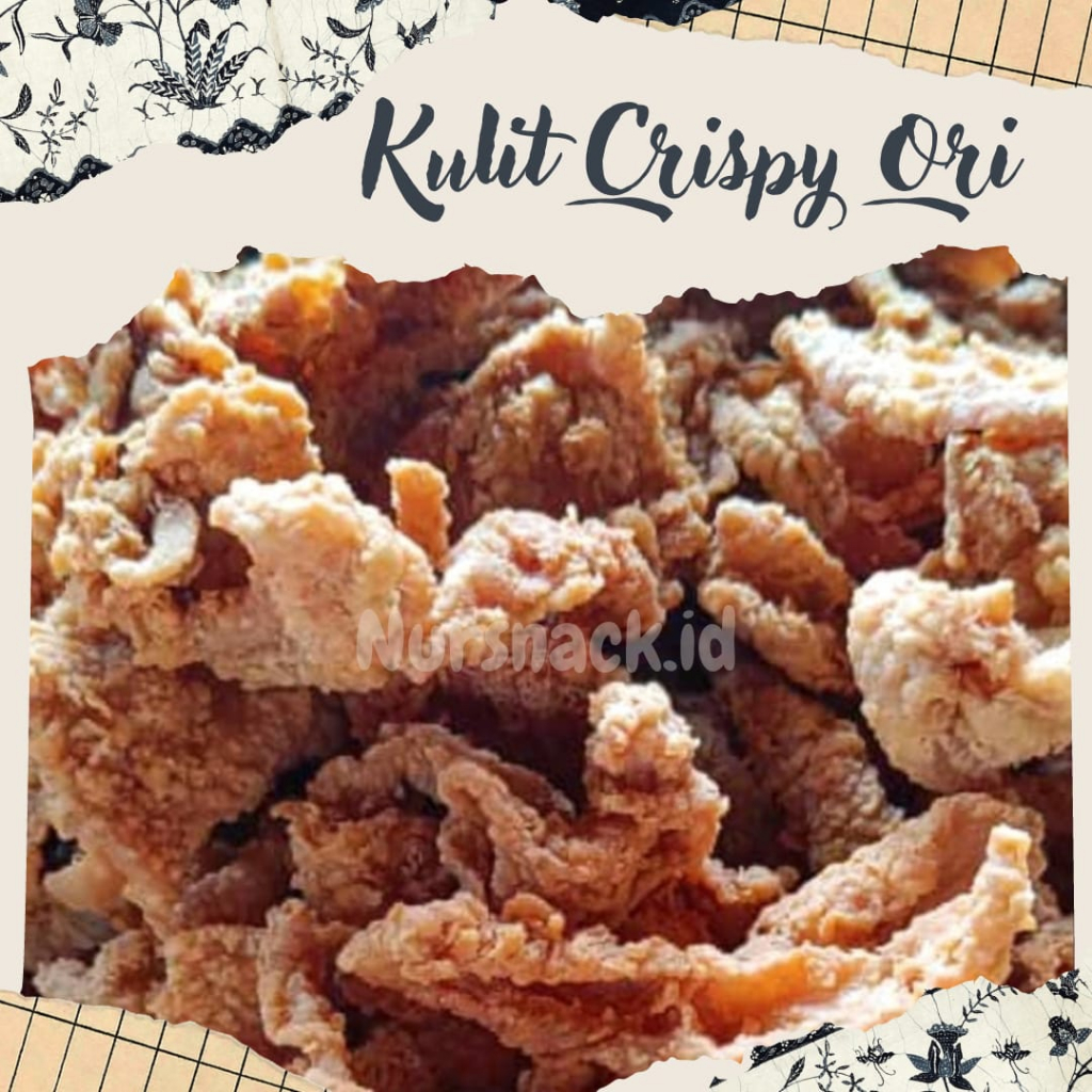 Jual Kulit Ayam Crispy Pedas Daun jeruk kemasan 250gram | Shopee Indonesia