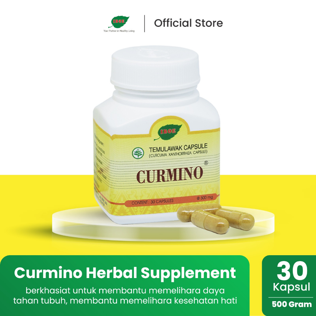 Jual Jamu IBOE - 1 Botol Curmino Herbal Supplement 30 kapsul | Shopee ...