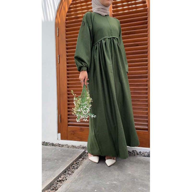 Jual (READYSTOCK) Gamis Madina Mola Dress by Kaluna Indonesia / Katun ...