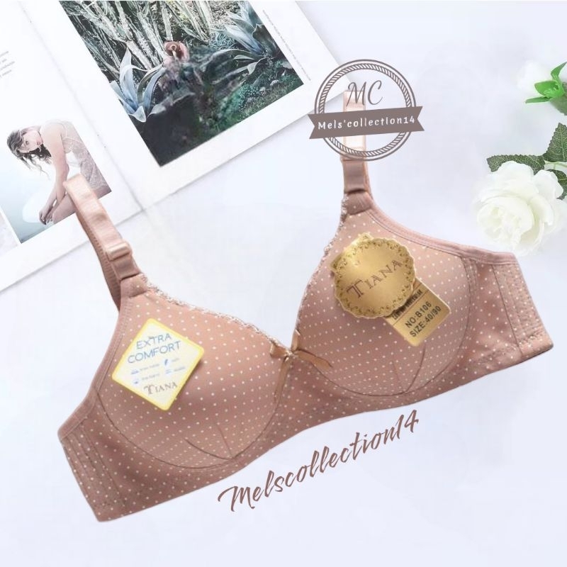 Jual Bh tanpa kawat bintik renda cup A 106 bra polkadot busa tanpa ...