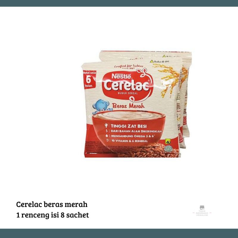 Jual cerelac beras merah sachet 8 sachet | Shopee Indonesia