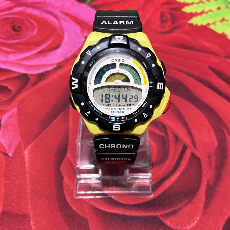 Jual CASIO TRW-100 CHRONO YACHT RARE VINTAGE | Shopee Indonesia