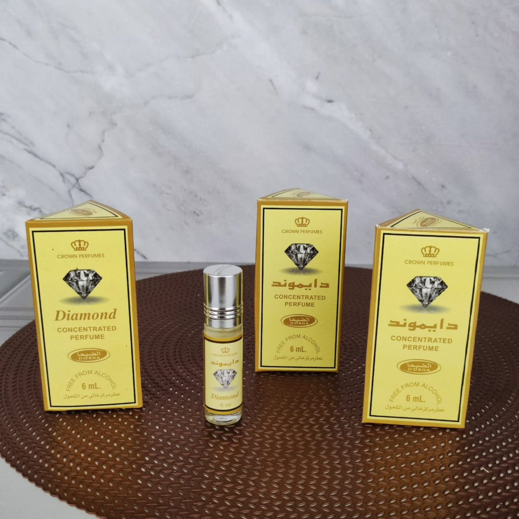 Jual PARFUM ARAB DAIMOND ROLL ON 6 ML | MINYAK WANGI ROLL ON |NON AL ...