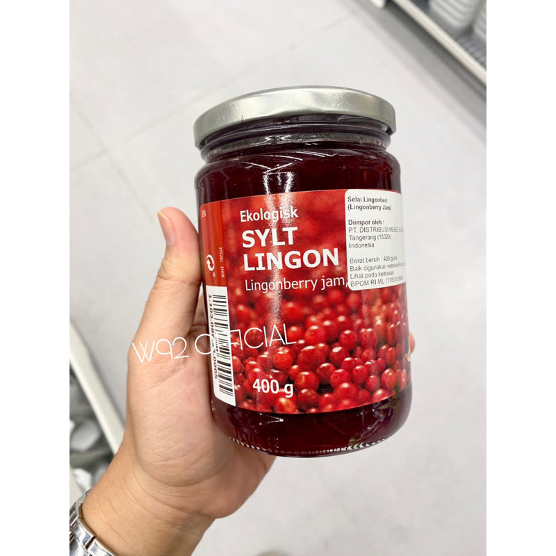 Jual IKEA SELAI SLYT LINGONBERRY JAM 400g ORIGINAL | Shopee Indonesia