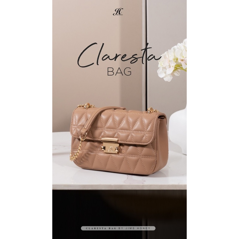 Jual CLARESTA BAG JIMS HONEY ORIGINAL (FREE BOX EXCLUSIVE) | Shopee ...