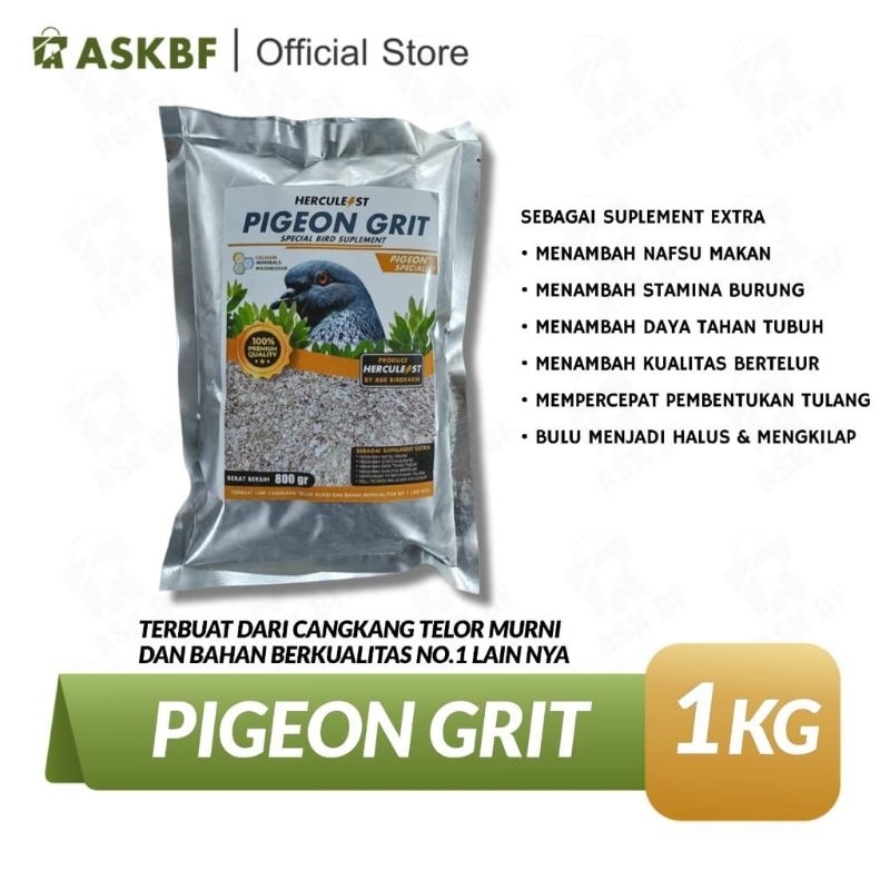 Jual Pigeon Grit Premium Herculest - Grit Asinan Campur Telur Kerang ...