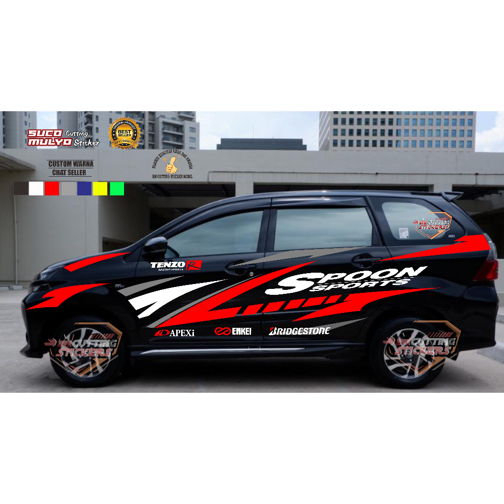 Jual STICKER MOBIL AVANZA TERBARU LIST STICKER BODY SAMPING PROMO ...