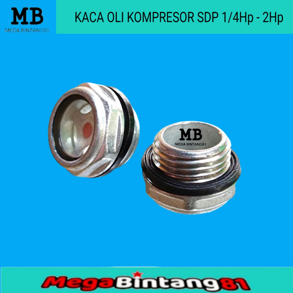 Jual Tutup kompresor tutup oli kompresor 1/4 - 2hp indikator Tutup Oli ...