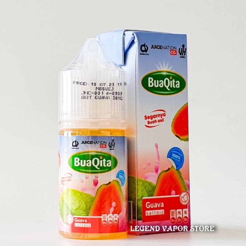 Jual SALT NIC - LIQUID BUAQITA Guava 30ML 30MG AUTHENTIC | Shopee Indonesia
