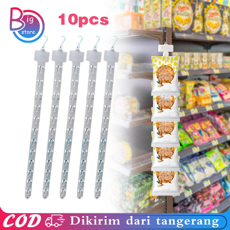 Jual 10pcs Clip Strip Display Snack 62cm Strip Klip Produk Hanging ...
