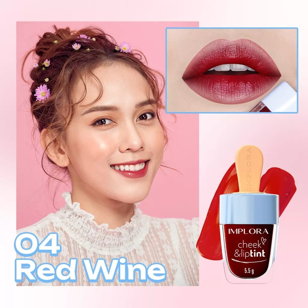 Jual Implora Lip Tint - Cheek & LipTin | Shopee Indonesia