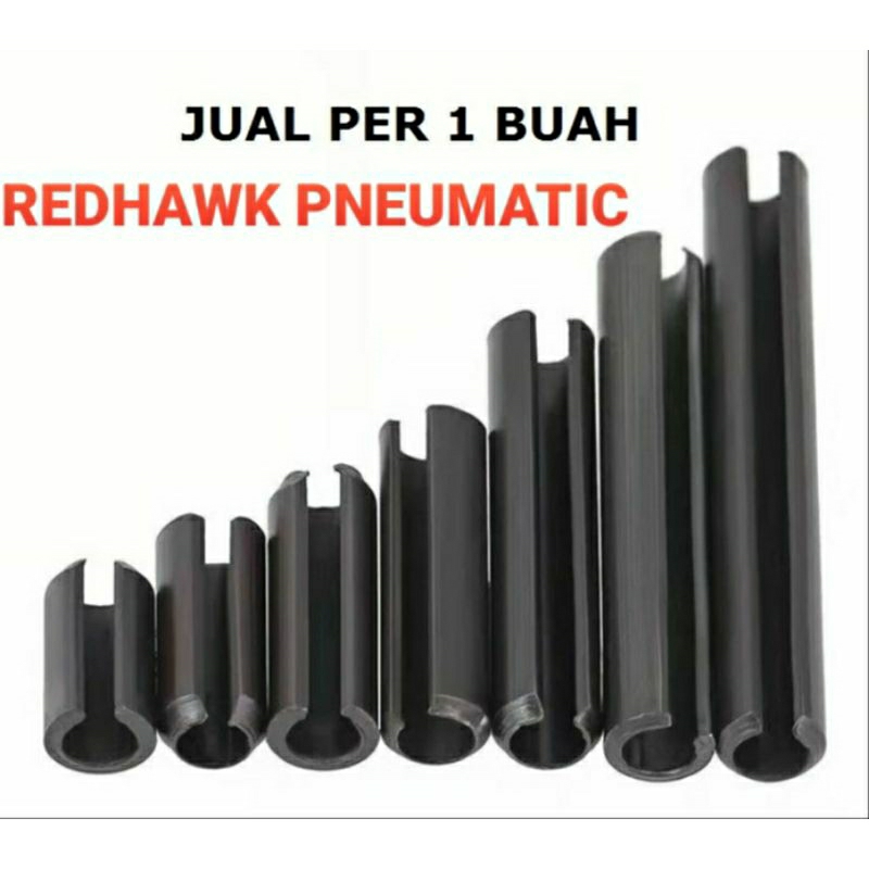 Jual Roll Pin 8 mm x 50 mm( ISI 20 PCS C Pin Belah Baja Hitam Dowel ...