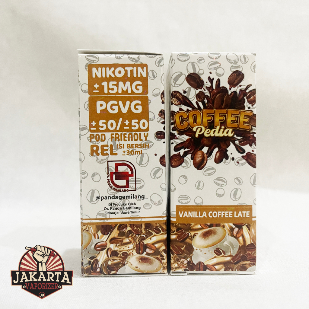 Jual PODS FRIENDLY COFFEE PEDIA VANILLA COFFEE LATTE 30ML 15MG ...