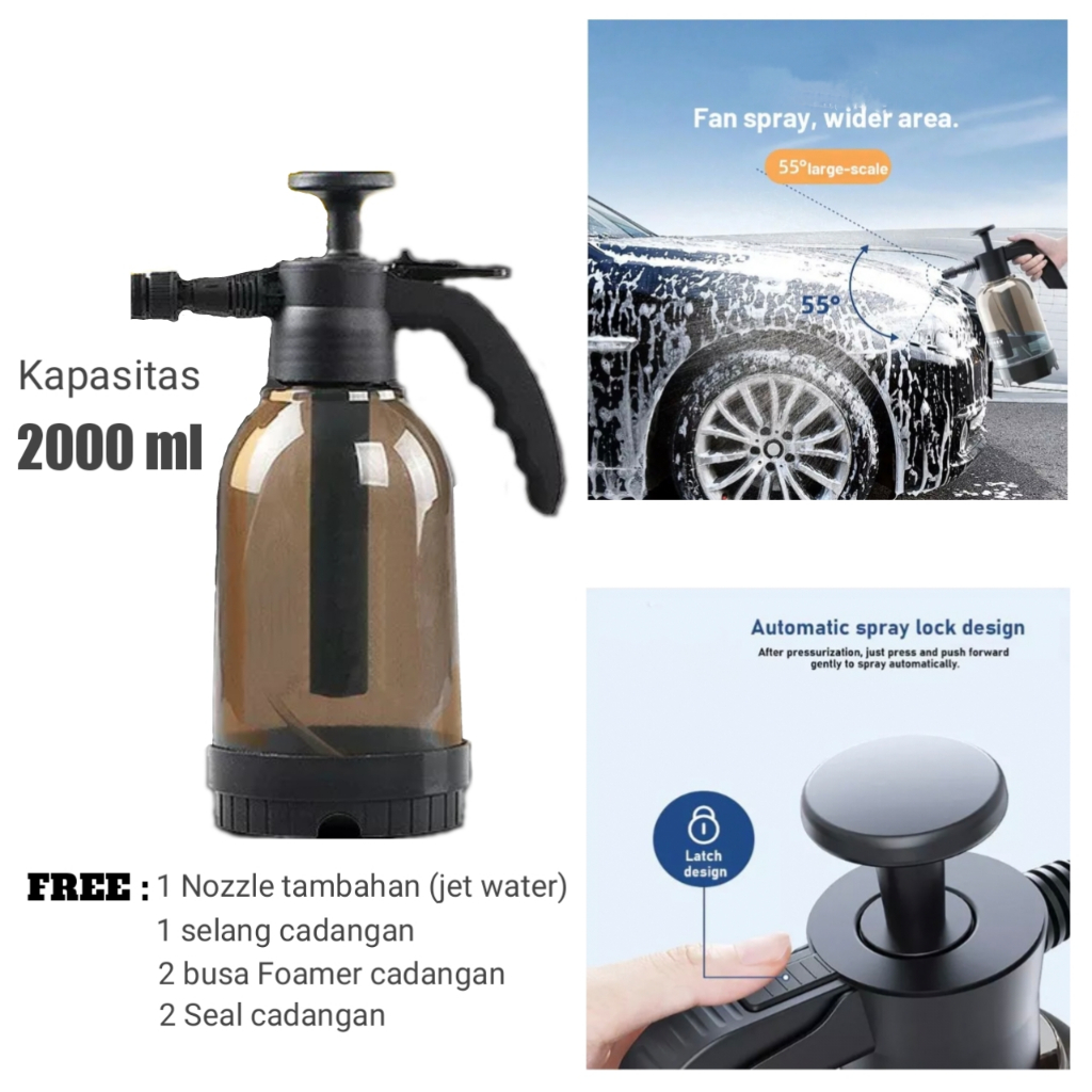 Jual Snow Foam Wash Sprayer Alat Cuci Motor Cuci Mobil Semprotan Busa ...