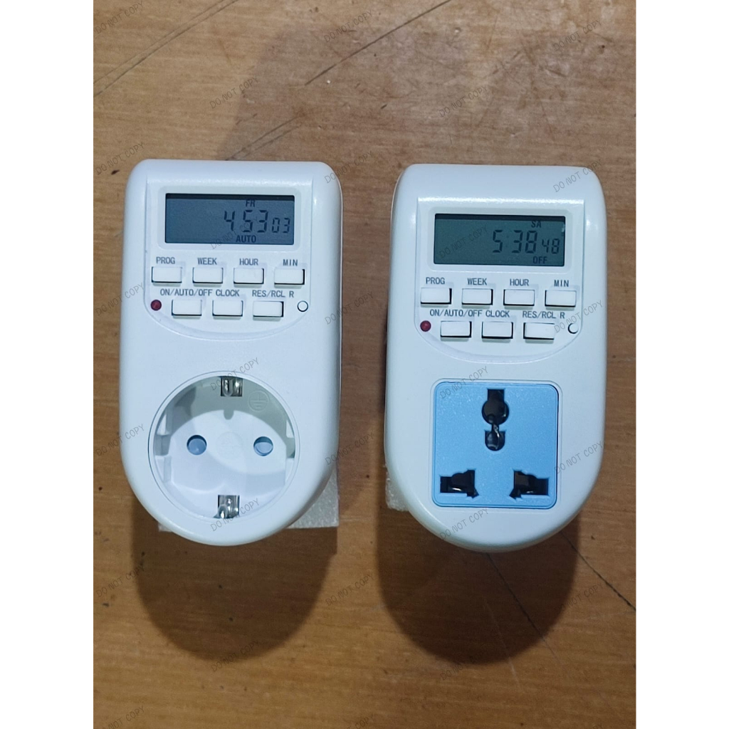 Jual Programmable Digital Timer Switch Weekly Stop Kontak Minggu 16 Program | Shopee Indonesia