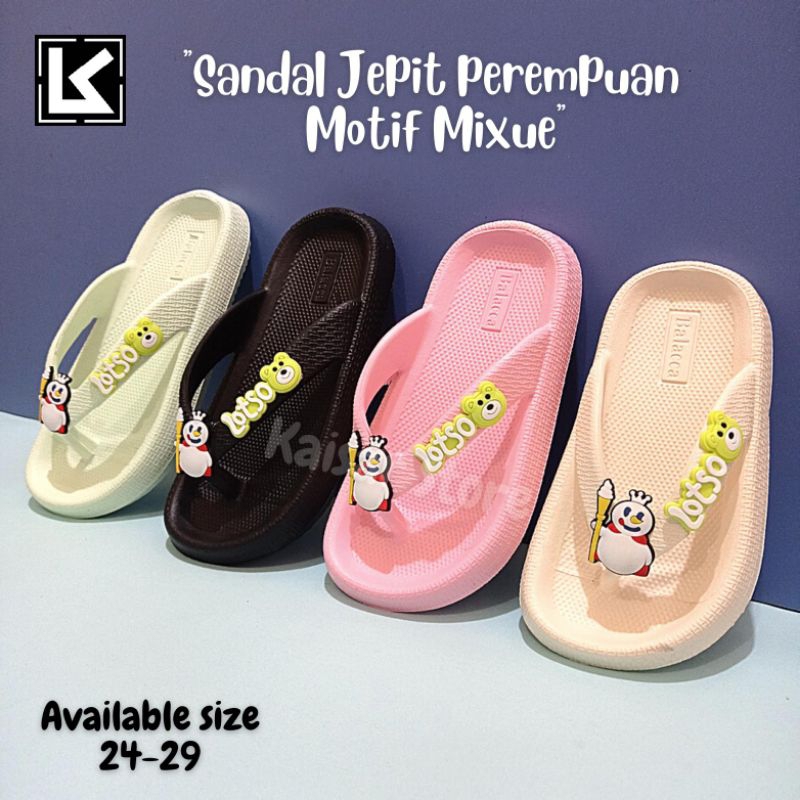 Jual 24-29 | Sandal Jepit Mixue Balacca | Sandal Jepit Anak perempuan ...