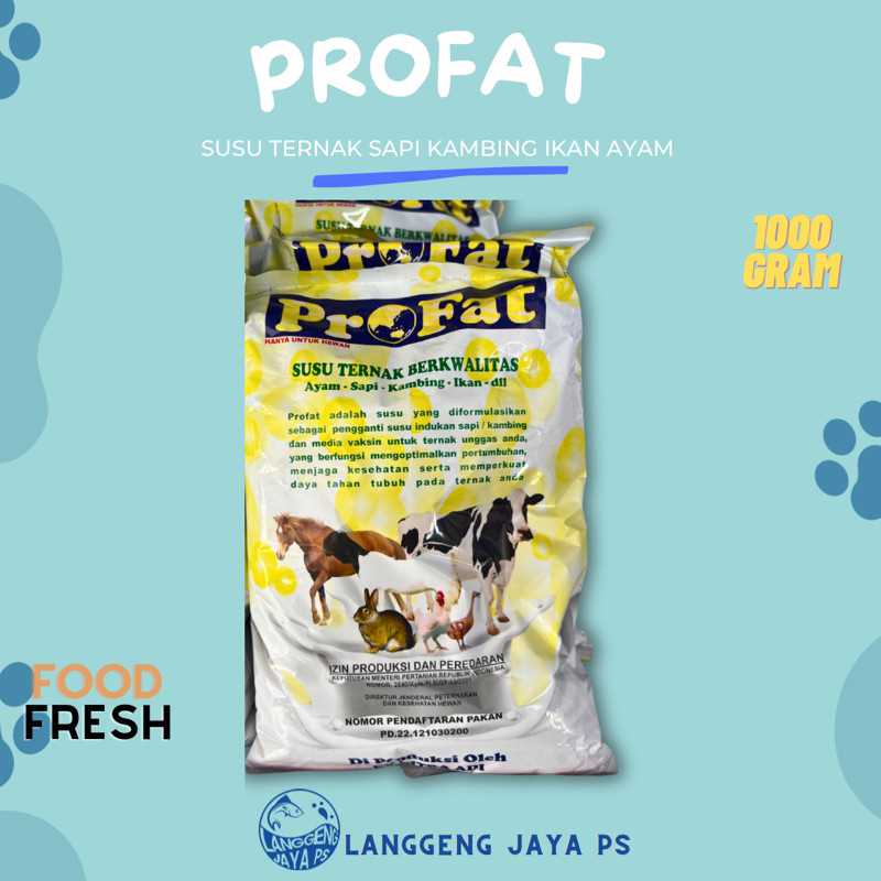 Jual PROFAT SUSU TERNAK SAPI/ AYAM/ IKAN 1KG | Shopee Indonesia