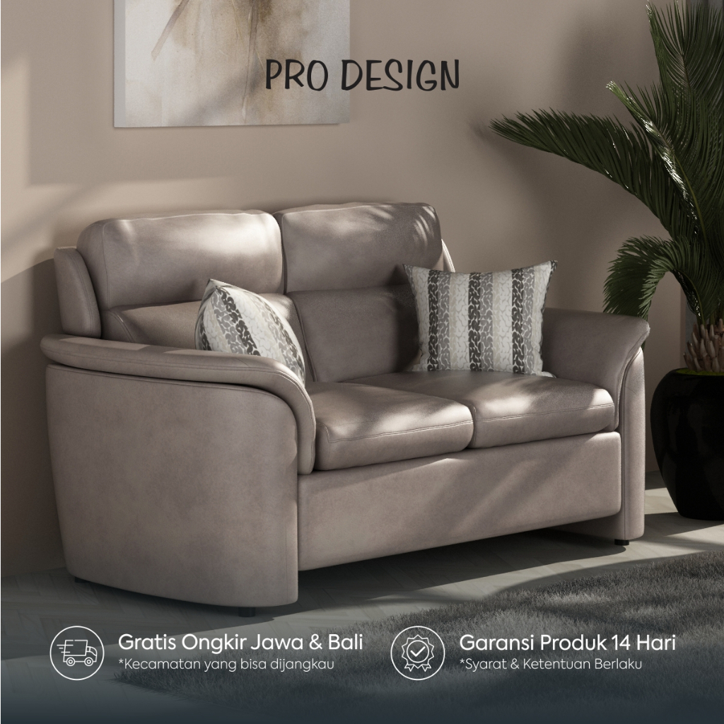 Jual Pro Design Parmax 2S L Sofa 2 Seater | Shopee Indonesia