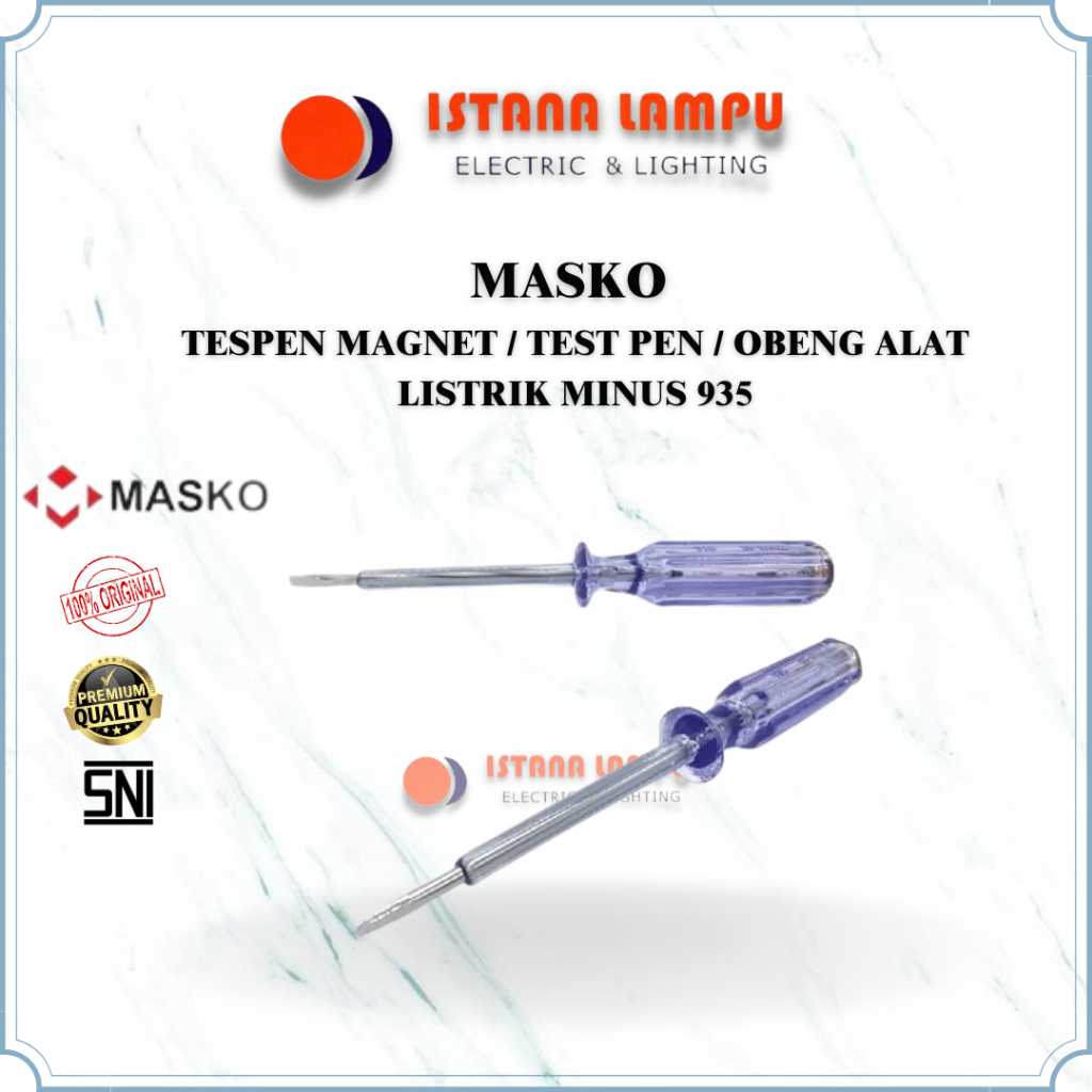 Jual Obeng Tespen masko 935 (-) tespen minus | Shopee Indonesia