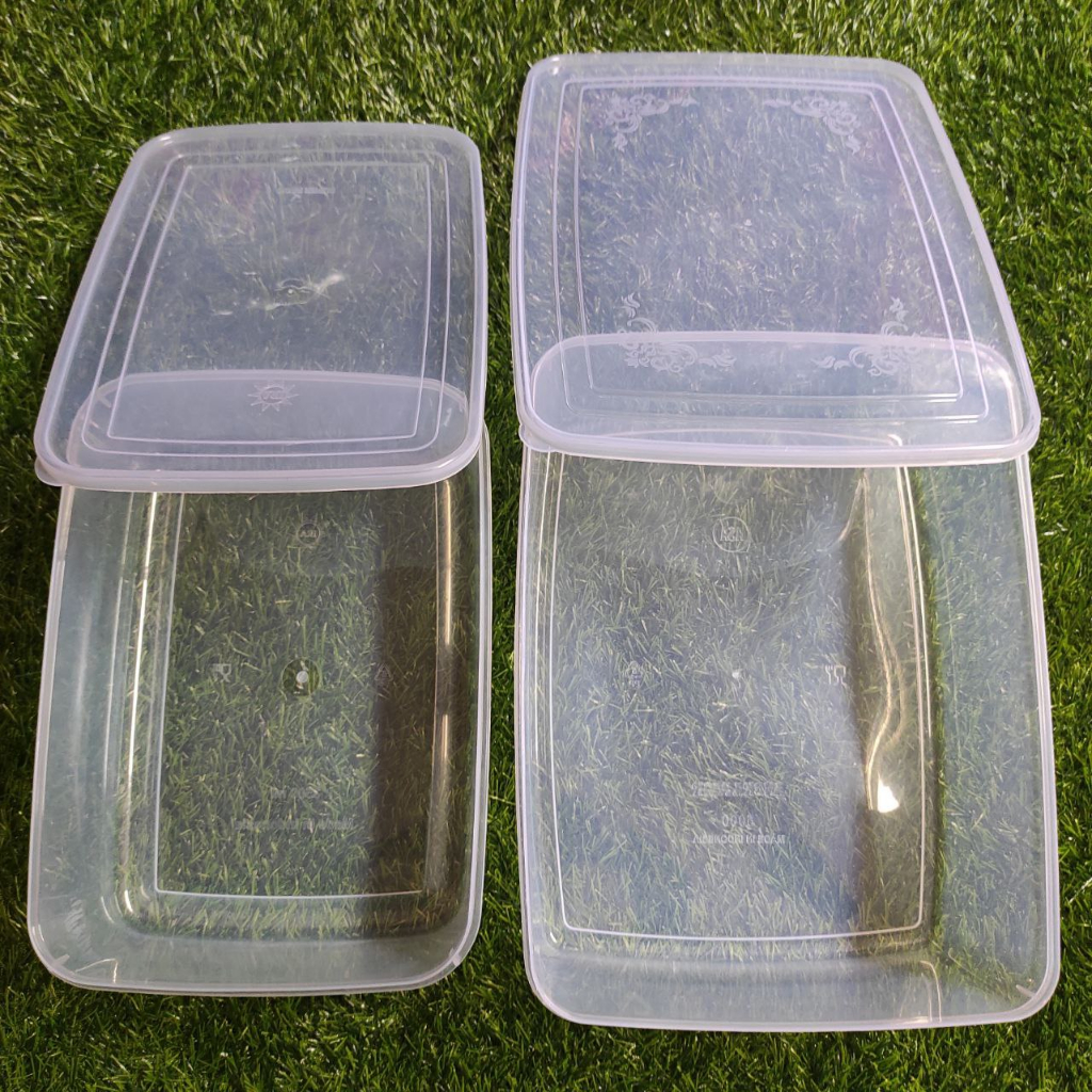 Jual wadah penyimpanan plastik kotak 5000ml,3500ml/tempat makan plastik ...