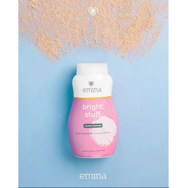Jual EMINA bright stuff loose powder 55gr | Shopee Indonesia