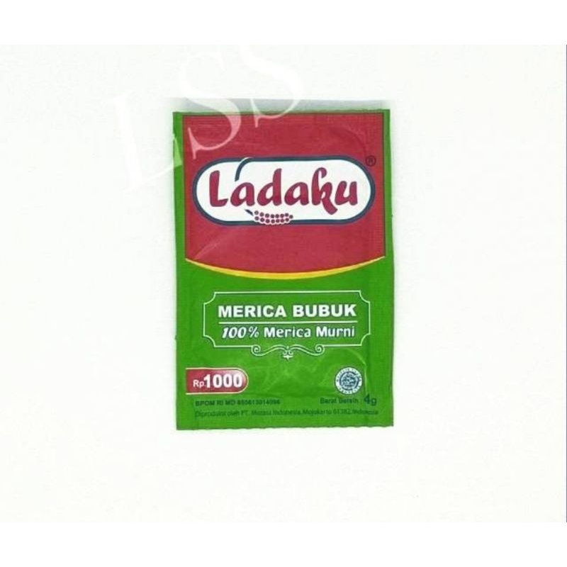 Jual Ladaku Merica Lada Bubuk 1renteng isi 12pcs Kemasan Sachet Murah ...