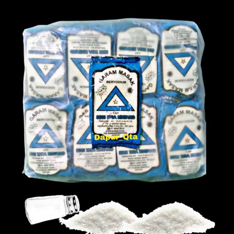 Jual Termurah 1 Ball Garam Masak Beryodium isi 150 gram/Garam Halus ...