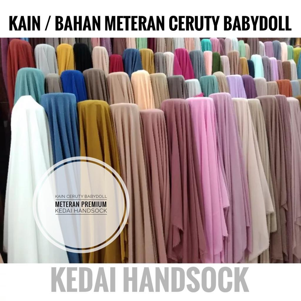 Jual Kain ceruty babydoll exclusive bahan ceruti baby doll premium ...