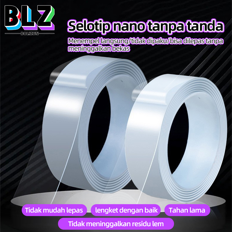 Jual BOLIZUN Double Tape / TIP ISOLASI bening serbaguna super kuat ...