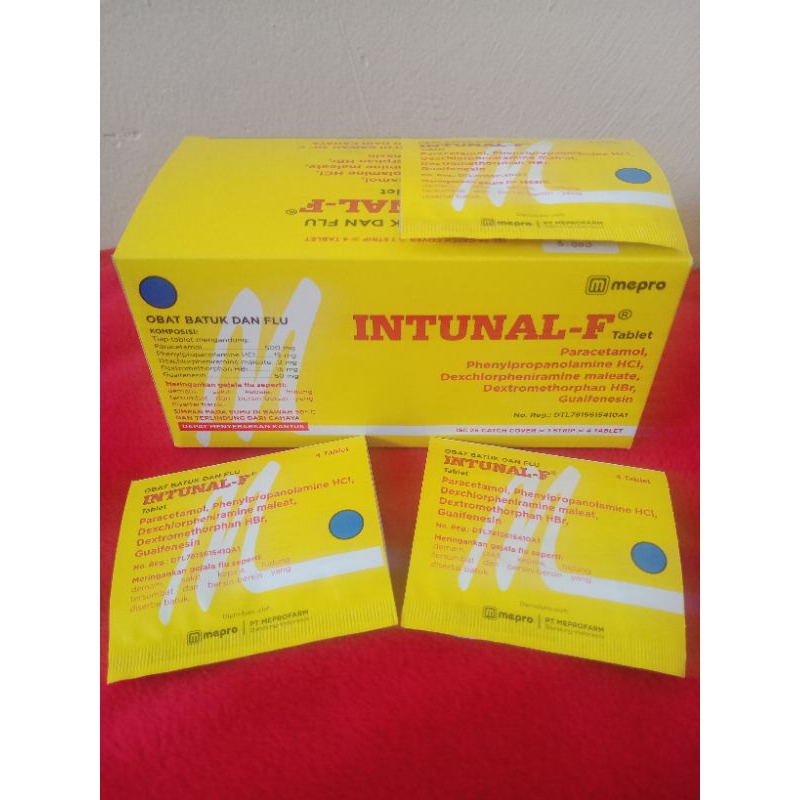 Jual Intunal Forte / Meringankan Gejala Flu / Demam / Sakit Kepala ...