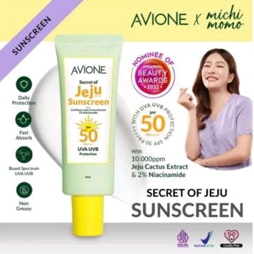 Jual Avione Sunscreen Wajah Tabir Surya Mencerahkan SPF 50 PA ...