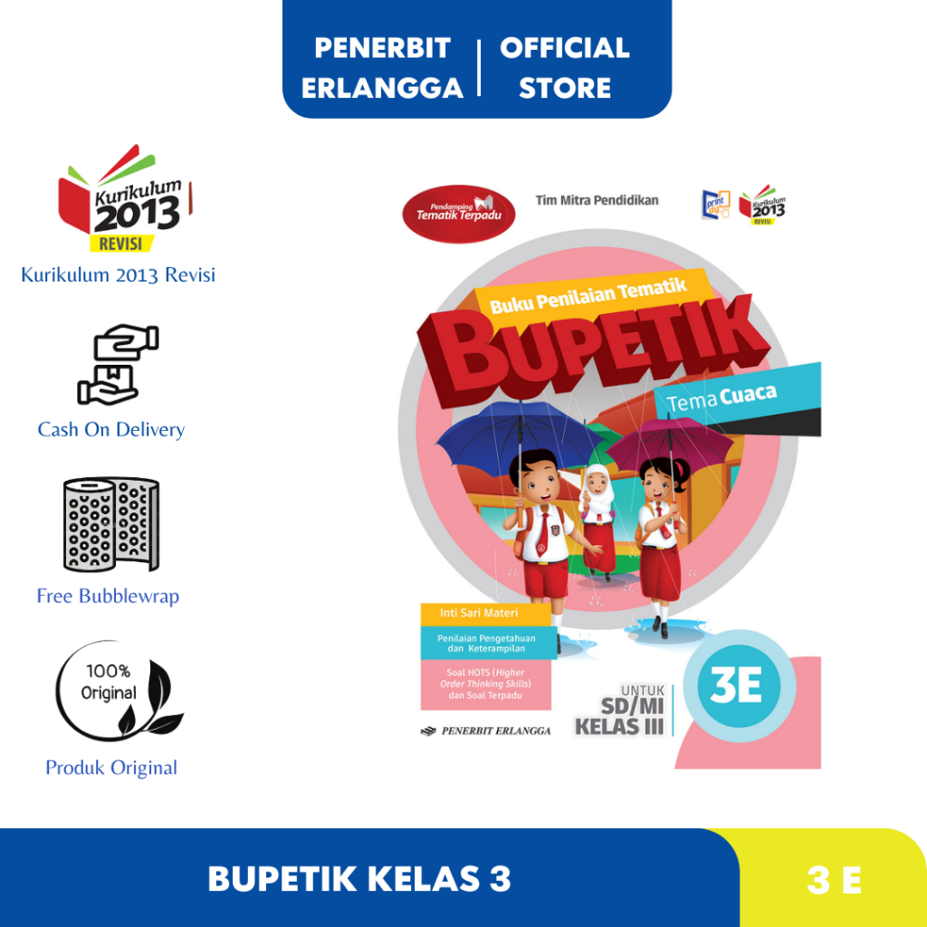 Jual BUPETIK KELAS 3E K13N REVISI -ERLANGGA | Shopee Indonesia