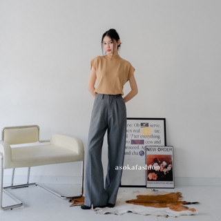 Jual ASOKA Joy Pants 1995 - Loose Pants Trousers - Highwaist Wide Leg - Celana Kantor/Formal ...