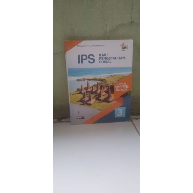 Jual Buku Ips / Ilmu pengetahuan sosial kelas 9/3/IX SMP revisi ...
