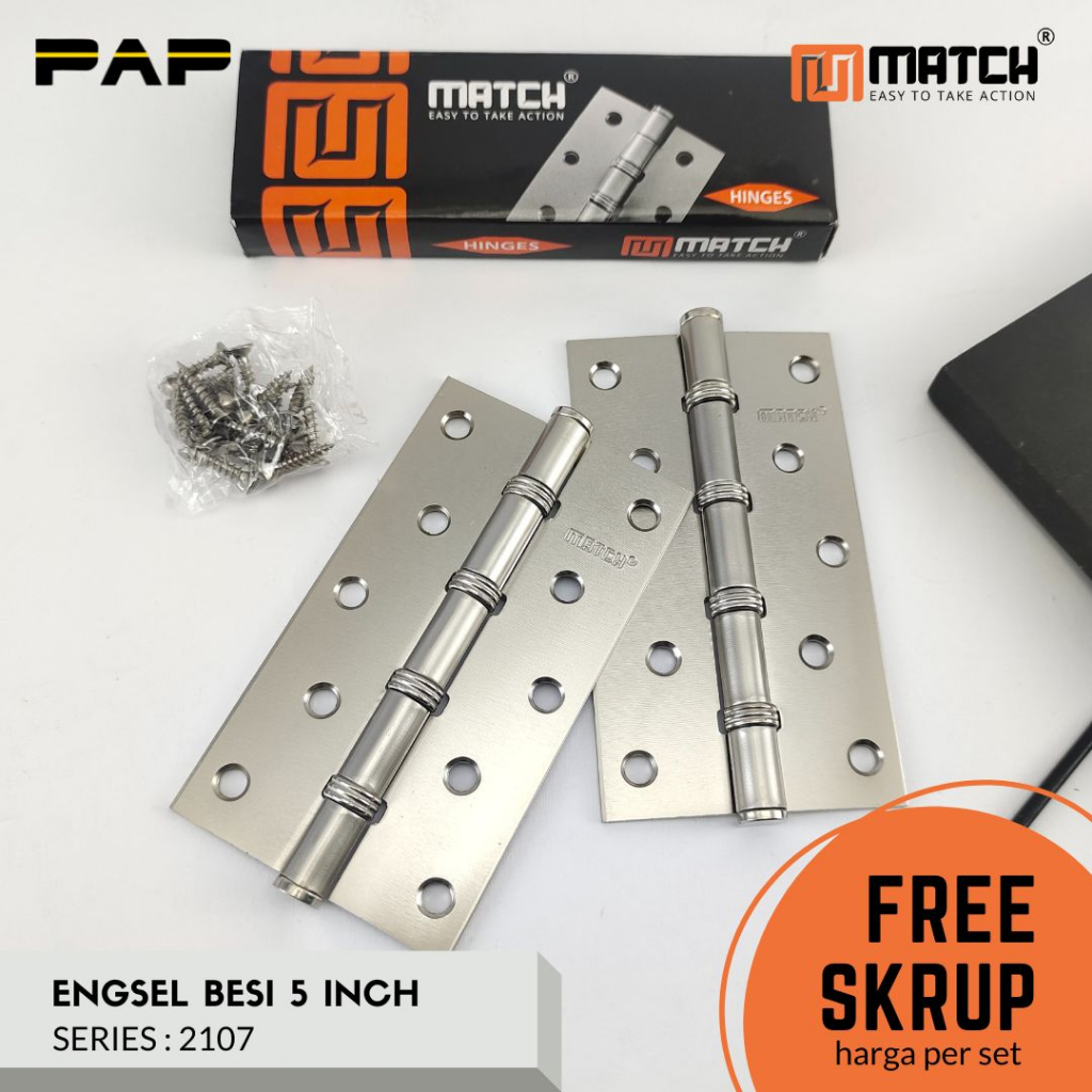 Jual Engsel Besi Match 3" / 4" / 5 " inch Engsel Besi Pintu Jendela ...