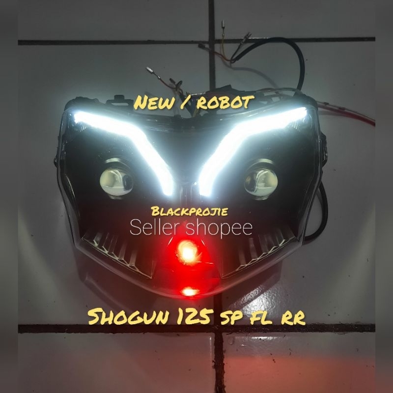 Jual REFLEKTOR SHOGUN 125 NEW PROJIE SHOGUN RR SP FL LASER D2 BESAR ...