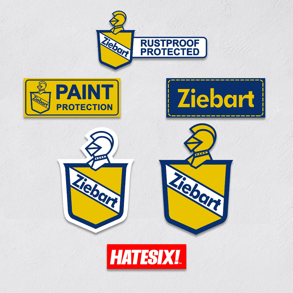 Jual Stiker Decal Ziebart Paint Protection Hatesix | Shopee Indonesia