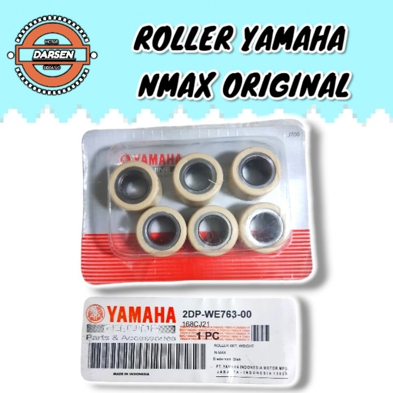 Jual NMAX - ROLLER YAMAHA NMAX 13gr STANDART ORIGINAL YAMAHA KODE 2DP ...