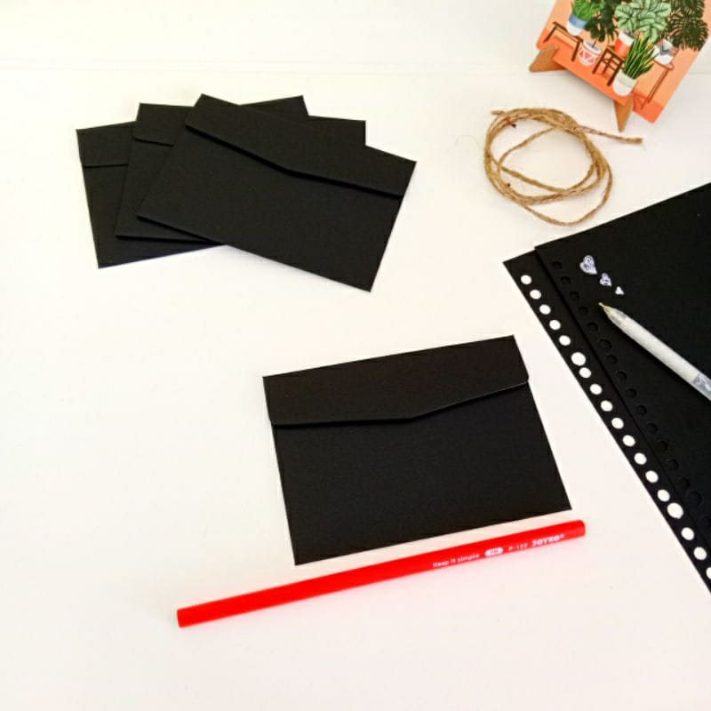Jual AMPLOP VINTAGE - DAILY ENVELOPE - AMPLOP HITAM - Pulp.co | Shopee ...