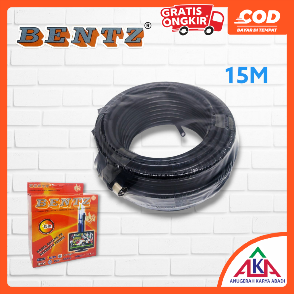Jual Kabel Antena TV VISERO / BENTZ / DEXICON Antenna Cable 10 m ~ 20 m | Shopee Indonesia