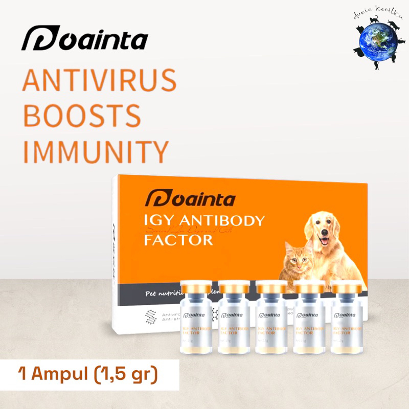 Jual Puainta IGY Antivirus Boosts Immunity - Kucing Anjing / Flu / Calici / Panleu / Distemper ...