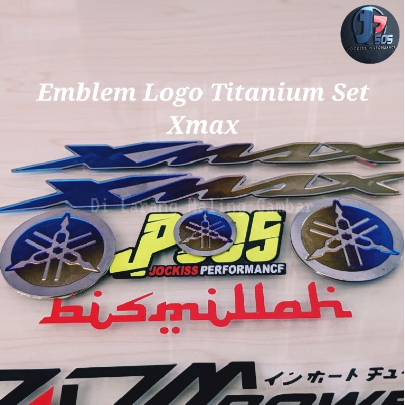 Jual Logo Titanium Gr5 Emblem Xmax | Shopee Indonesia