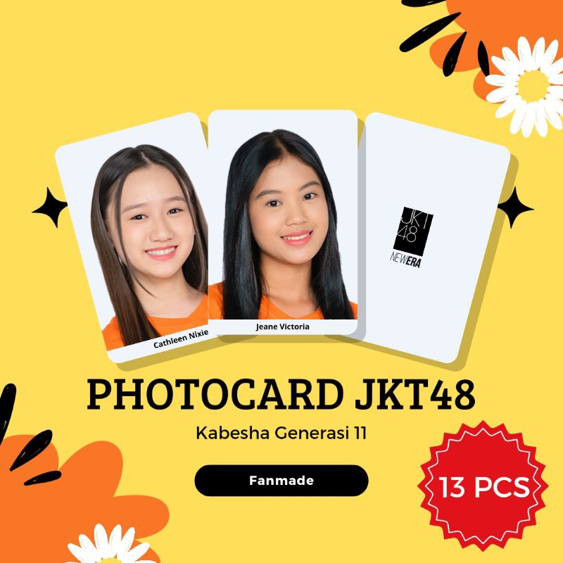 Jual Photocard JKT48 Kabesha Member Gen11 Edition (Fanmade) | Shopee Indonesia