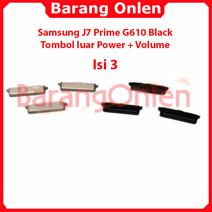 Jual Samsung G610 J7 Prime Tombol Luar samping on off volume Black | Shopee Indonesia