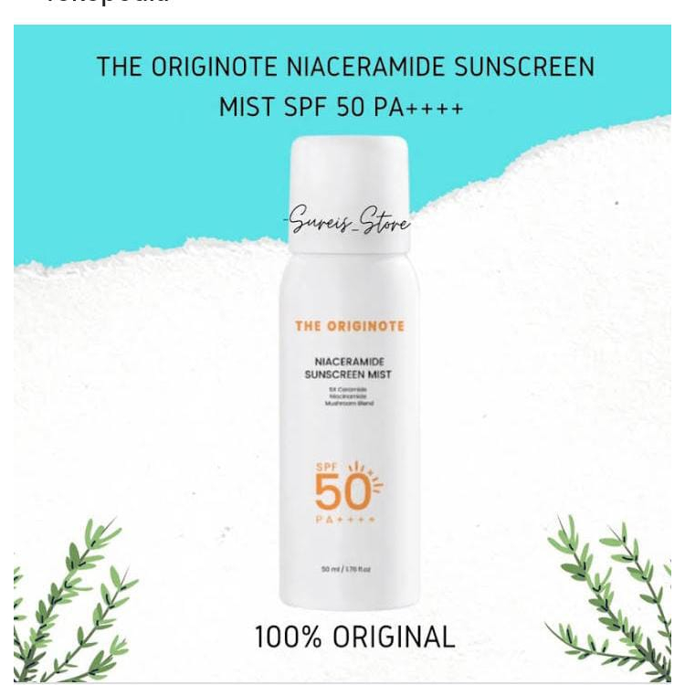 Jual The Originote Niaceramide sunscreen mist / sunscreen mist the ...