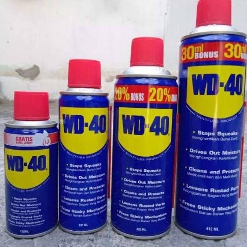 Jual WD 40 PELUMAS ANTI KARAT 191ML / 333ML | Shopee Indonesia