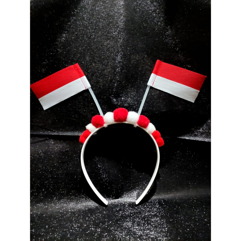 Jual Bando Antena POM POM Merah Putih -Bando Perayaan Hut Ri | Shopee ...