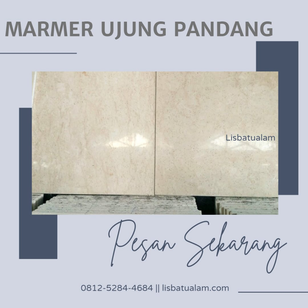 Jual Batu Alam Marmer Ujung Pandang Putih untuk dinding dan lantai ...